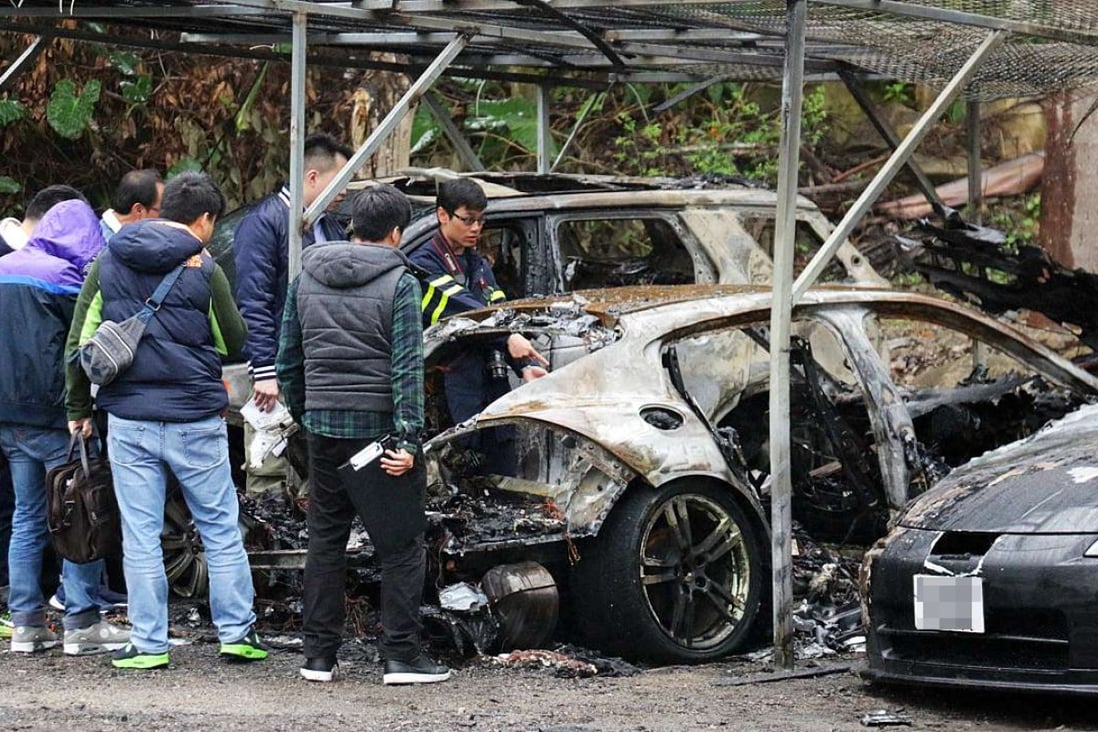 Who burnt this Porsche? Hong Kong kung-fu star finds car in ruins as ...
