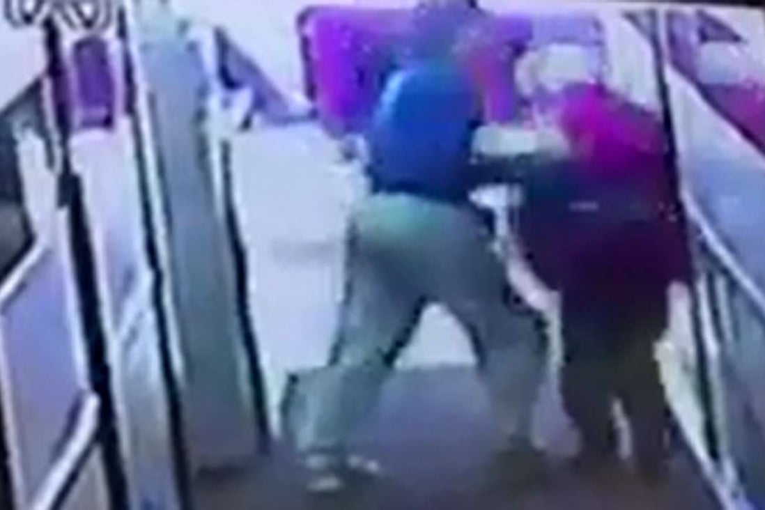 Dramatic video shows man robbing 89-year-old woman in Hong Kong ...