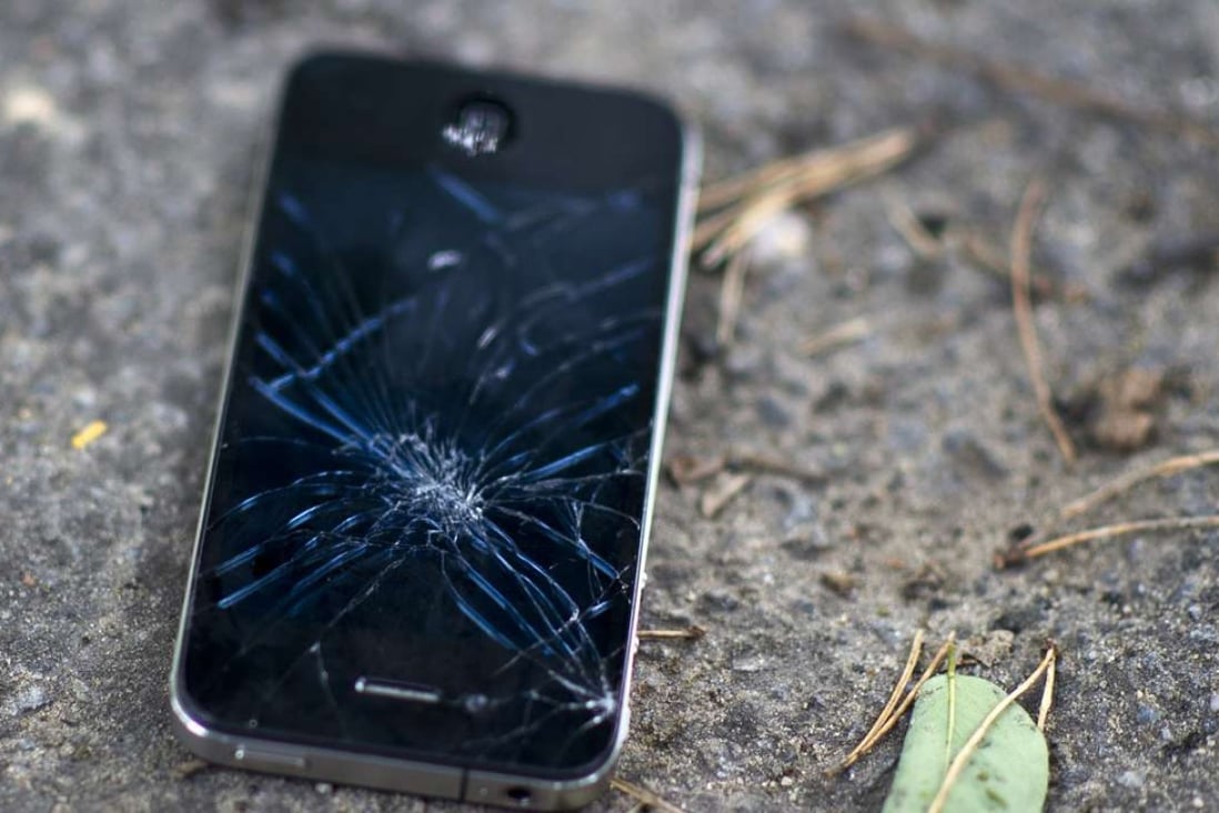 Hongkongers as stressed out by a smashed smartphone as by sitting an ...
