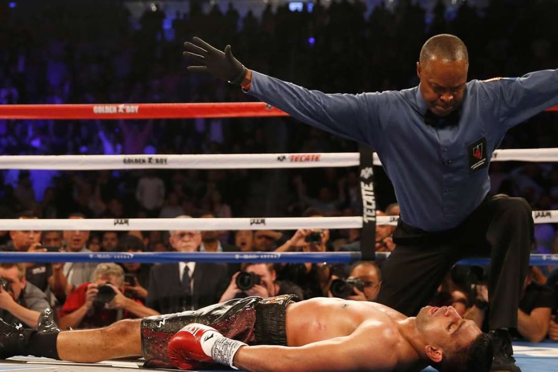 It’s a knockout: Canelo Alvarez stops Amir Khan in sixth round | South ...