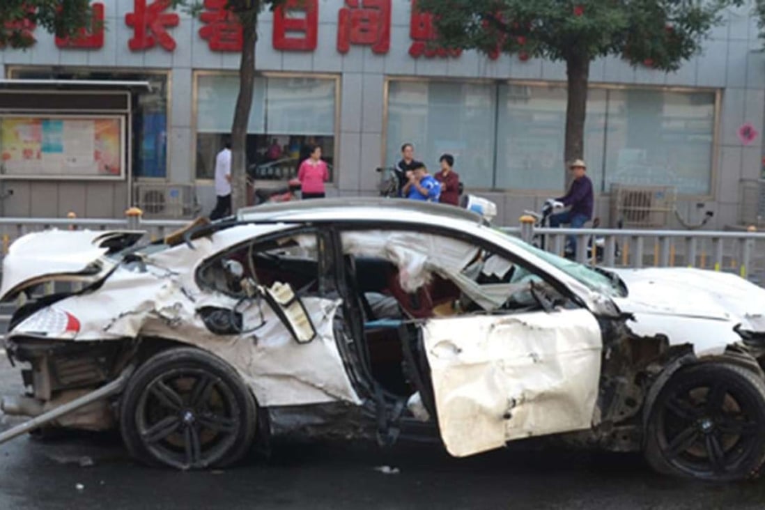 Revealed: footage of fatal high-speed car crash in eastern China’s ...