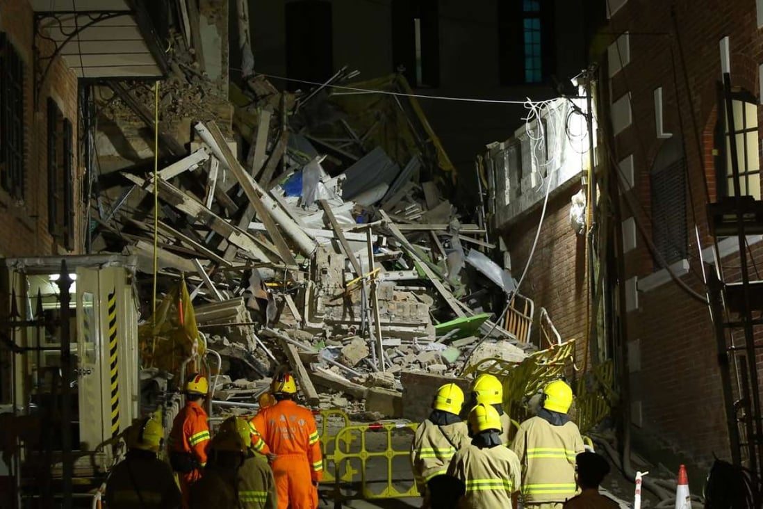 Wall and roof collapse at historic former Central Police Station raises ...
