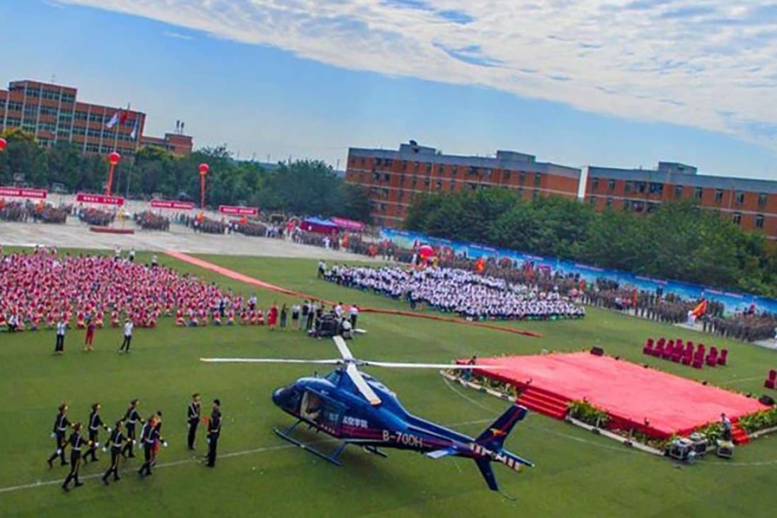 Sky’s the limit: Chinese airline training college flies helicopter ...