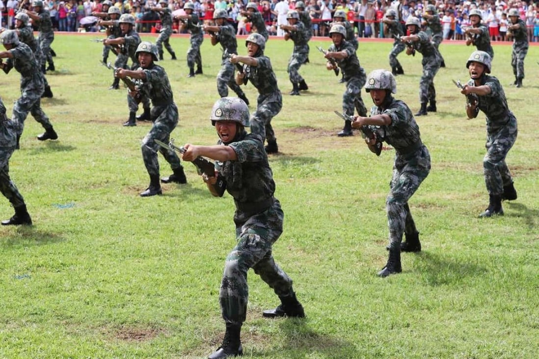 Officers from Hong Kong’s PLA garrison take part in first international ...