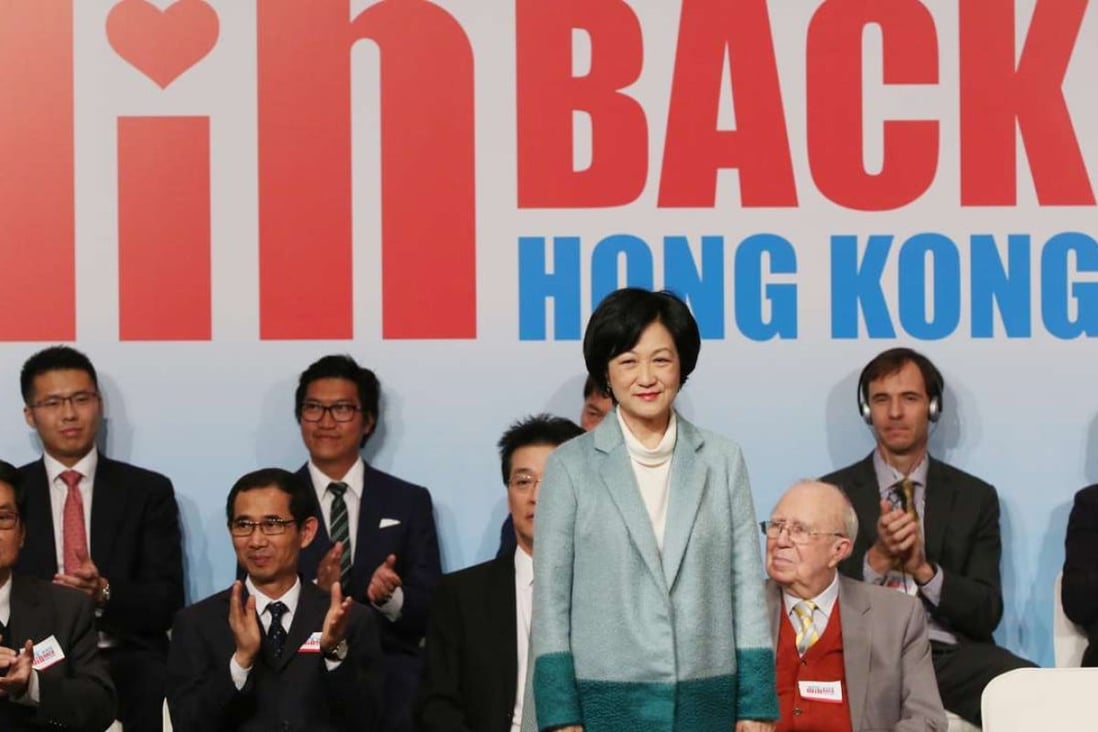 In run for top job, Regina Ip seeks balance between pleasing Beijing ...