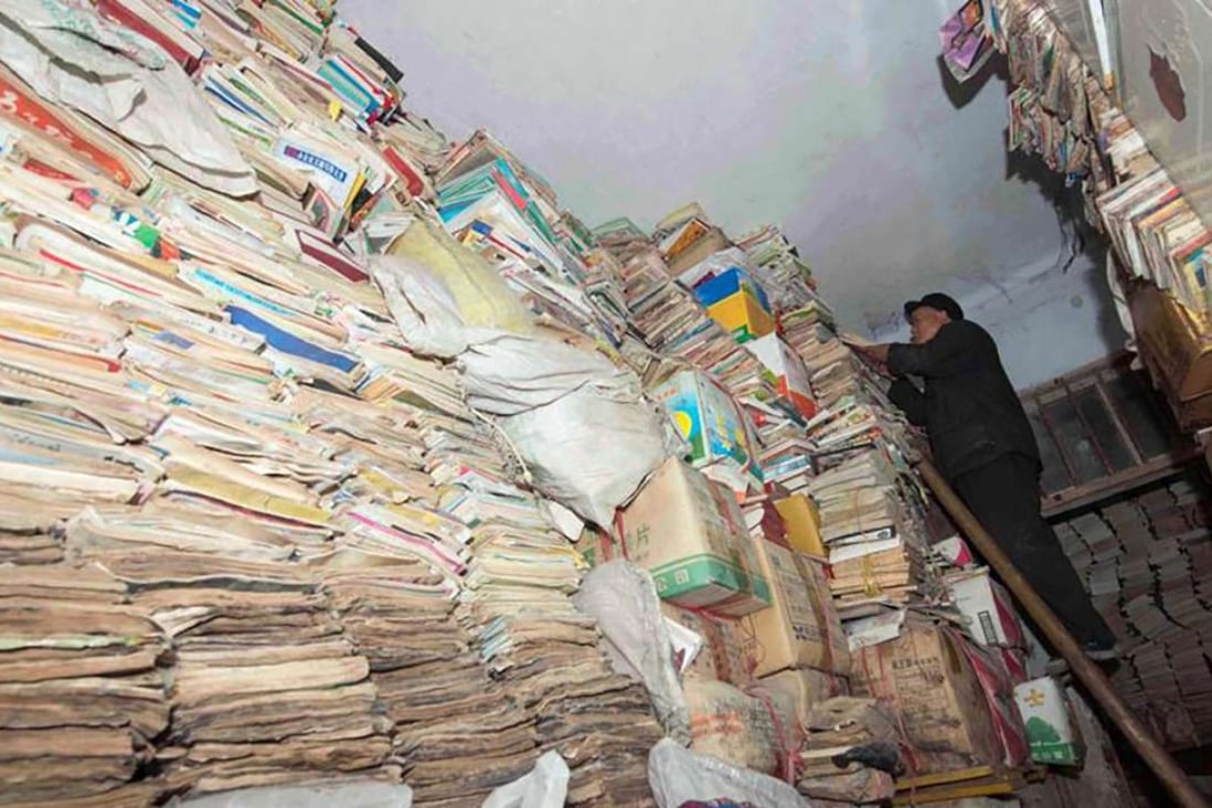 Chinese pensioner hoards 7 rooms full of newspapers at home | South ...