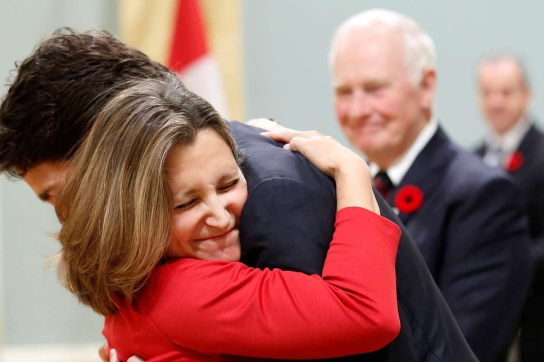 Canada’s PM Trudeau picks Russia critic Chrystia Freeland as foreign ...