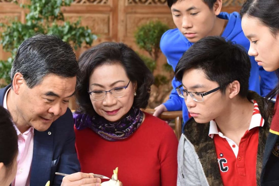 Hong Kong Chief Executive Leung Chun-ying urges locals to preserve ...