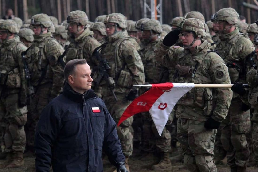 US-led NATO battalion launched in Poland near tense border with Russia ...