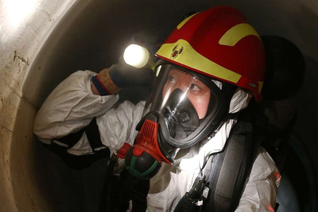 Crawling through cockroach-infested pipes in total darkness, meet the ...