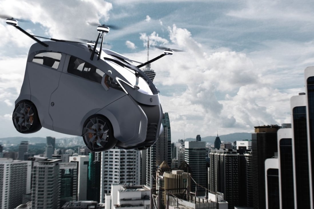Electric flying car offers a solution to heavy traffic – for HK$144 ...