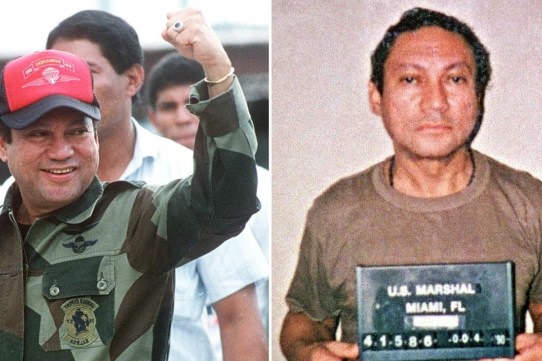 Former Panamanian dictator and convicted drug trafficker Manuel Noriega ...