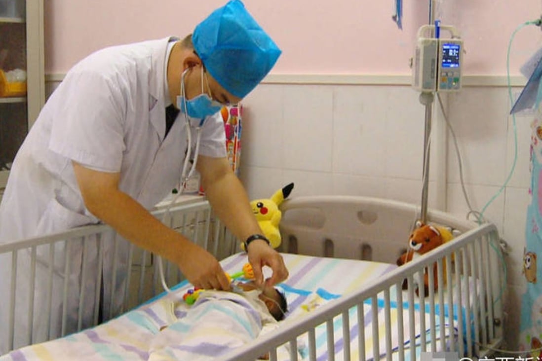 Chinese baby recovering after being abandoned close to death | South ...