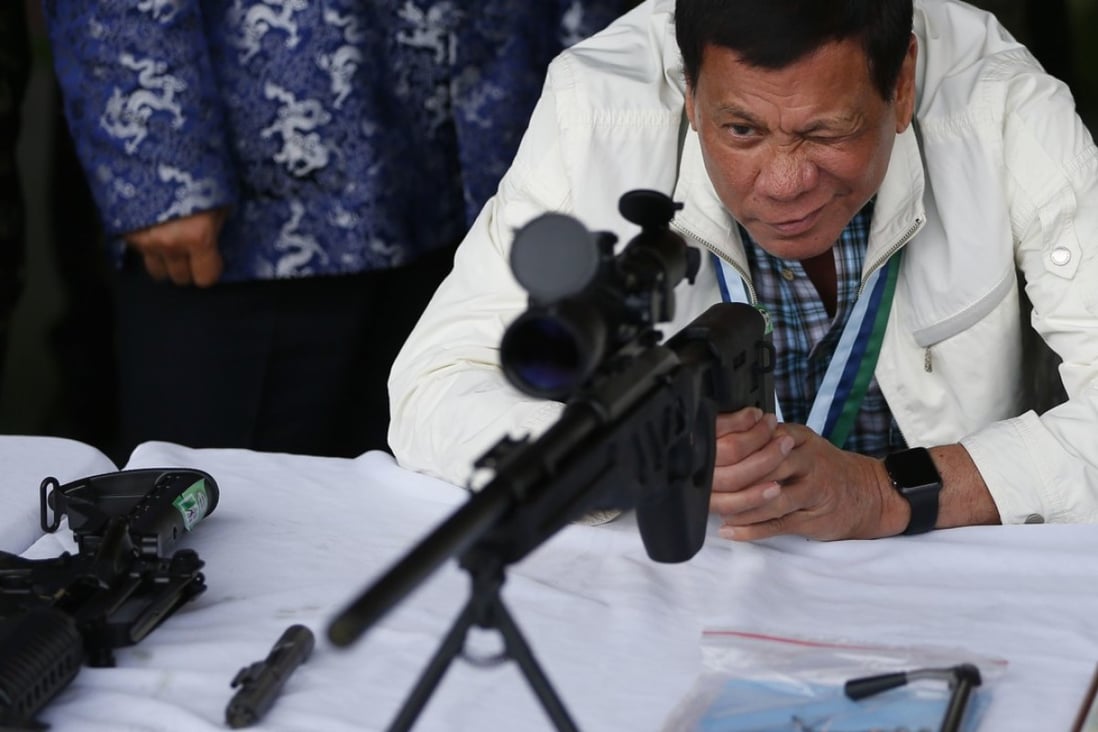 Duterte thanks ‘good friend’ China as it donates weapons for Philippine ...