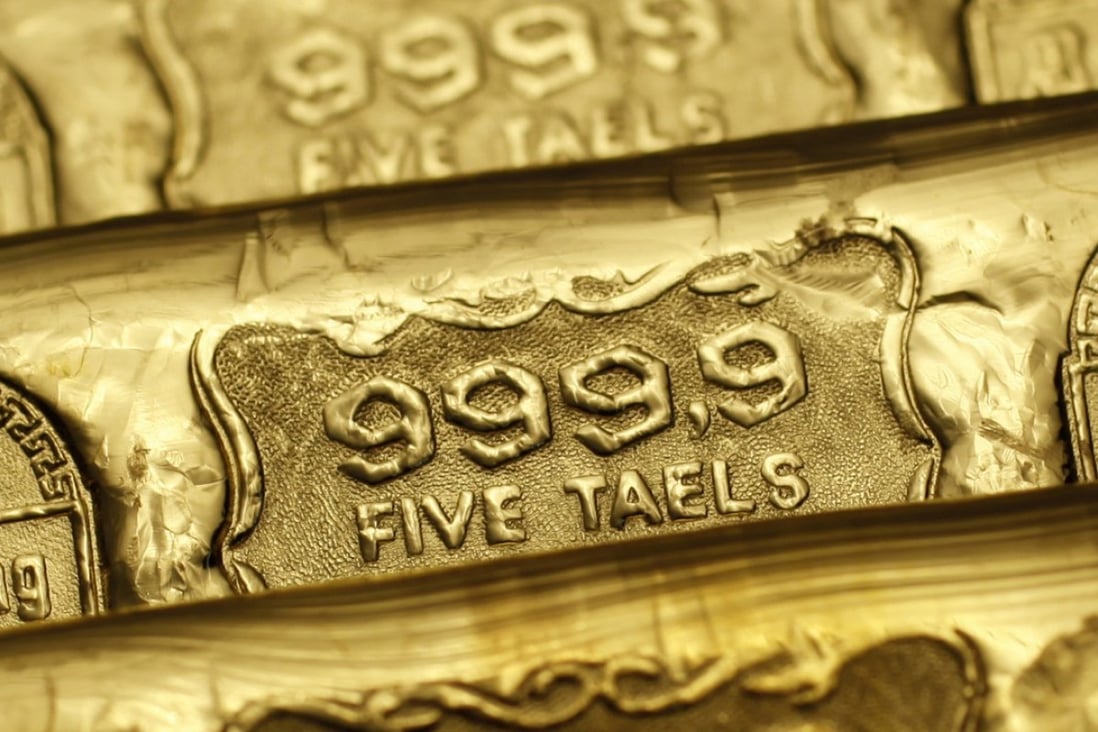 Gold prices rise on safe-haven buying after tumbling previously to 4 ...