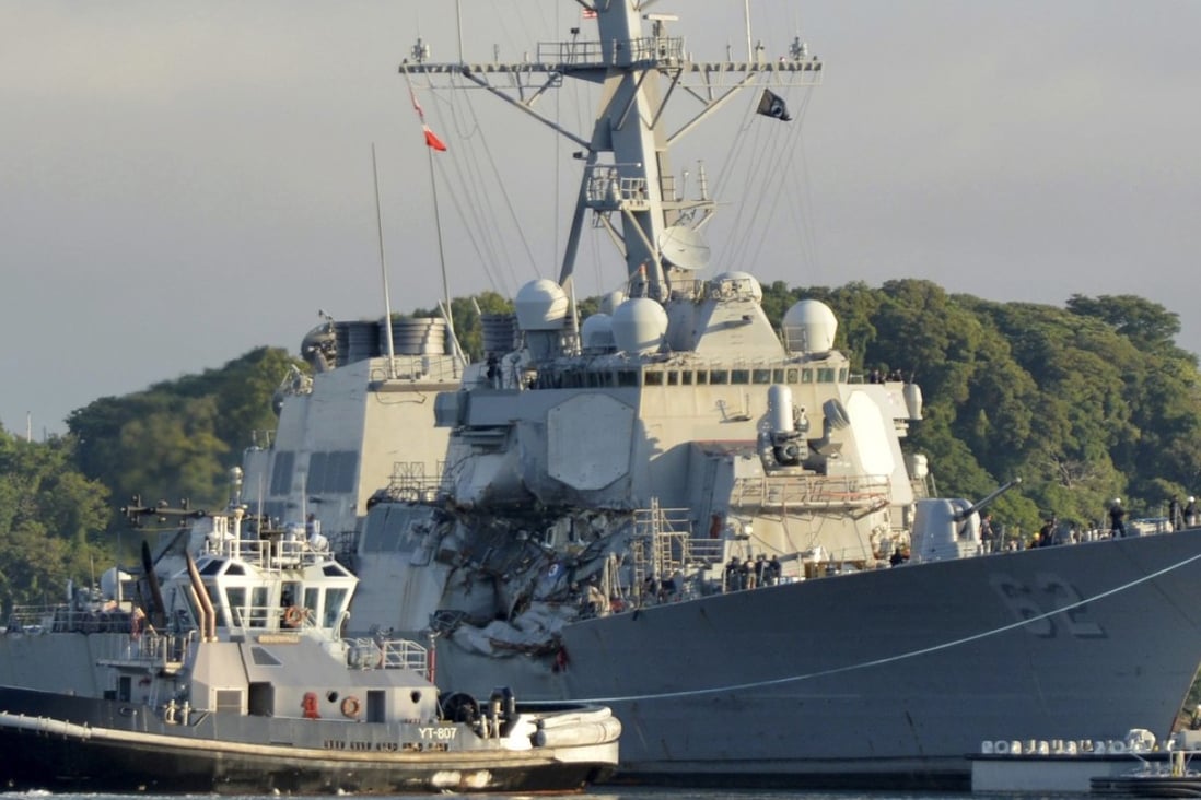 Captain of US destroyer involved in deadly collision to lose command ...
