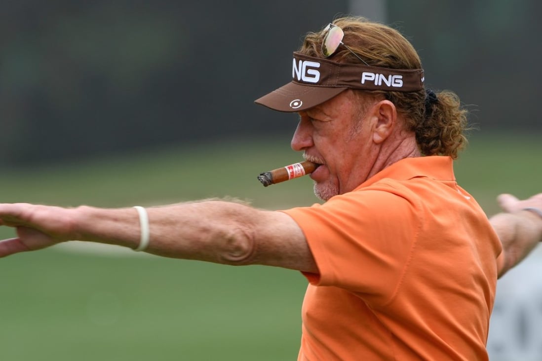 Miguel Angel Jimenez eyes off a cigar and a bottle of wine on the ‘best ...