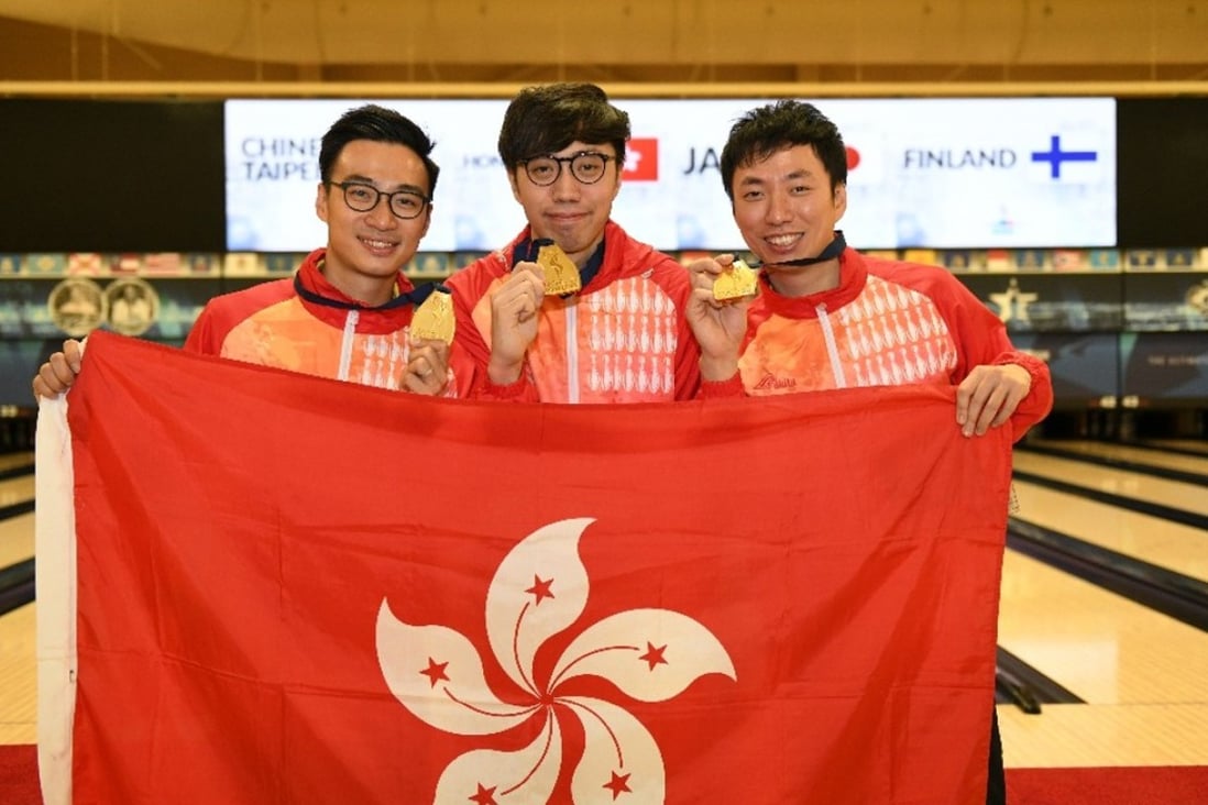 Best ever tenpin bowling result as Hong Kong men’s trios claim gold at ...