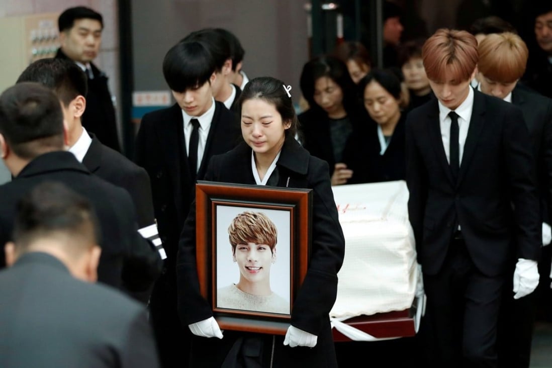 Death of K-pop star Jonghyun sends out tragic message | South China ...