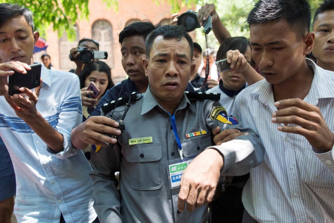 Whistle-blowing Myanmar policeman jailed for a year | South China ...