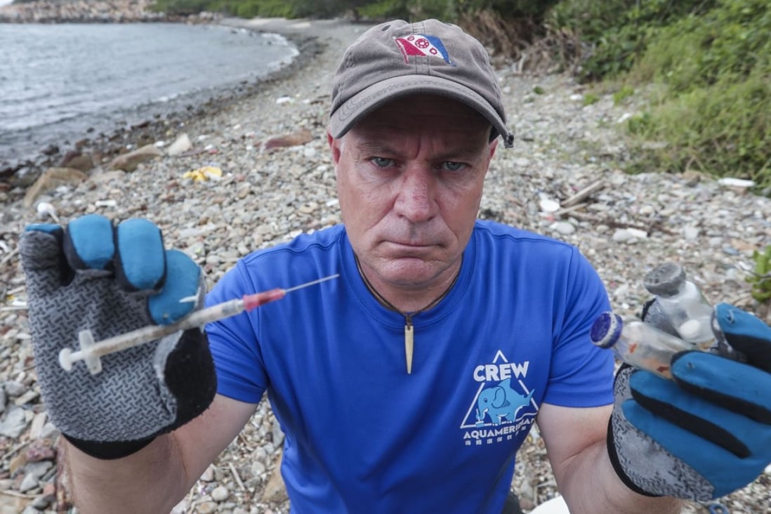 Drugs and medical waste still wash up on Hong Kong beaches – posing ...