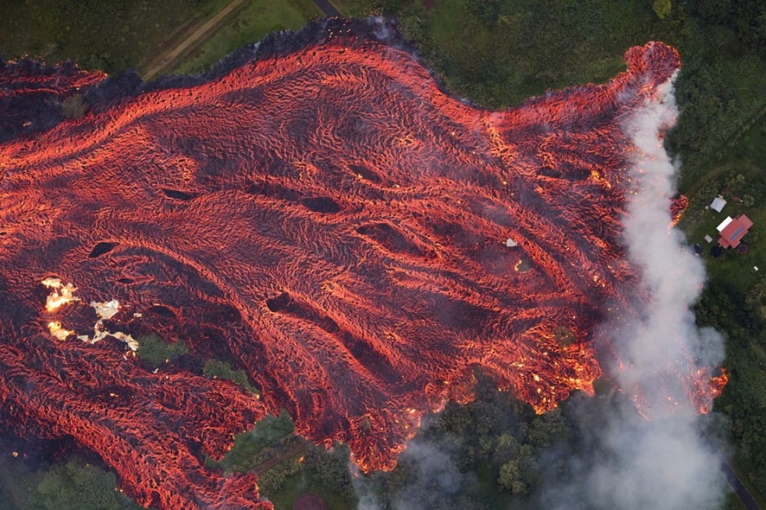 Lava rivers gush into sea, as molten rock smashes man’s leg in Hawaii ...
