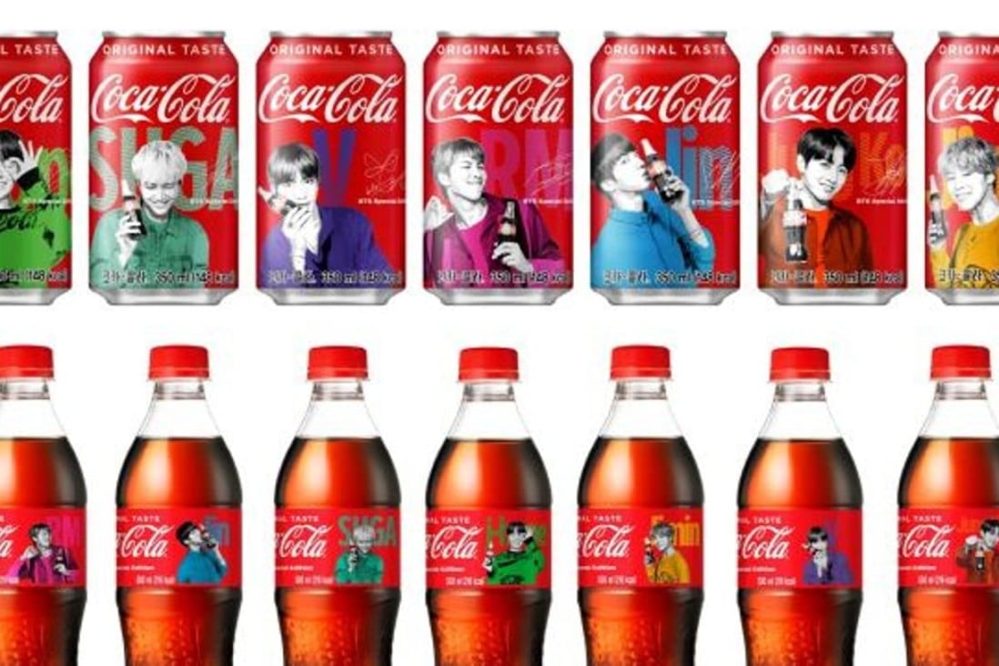 Coca-Cola teams up with Korean boy band BTS in limited-edition ...