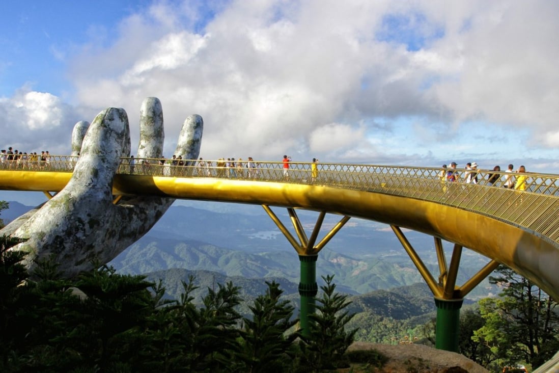 Vietnam’s new ‘Golden Bridge’ is a tourism and viral hit | South China ...