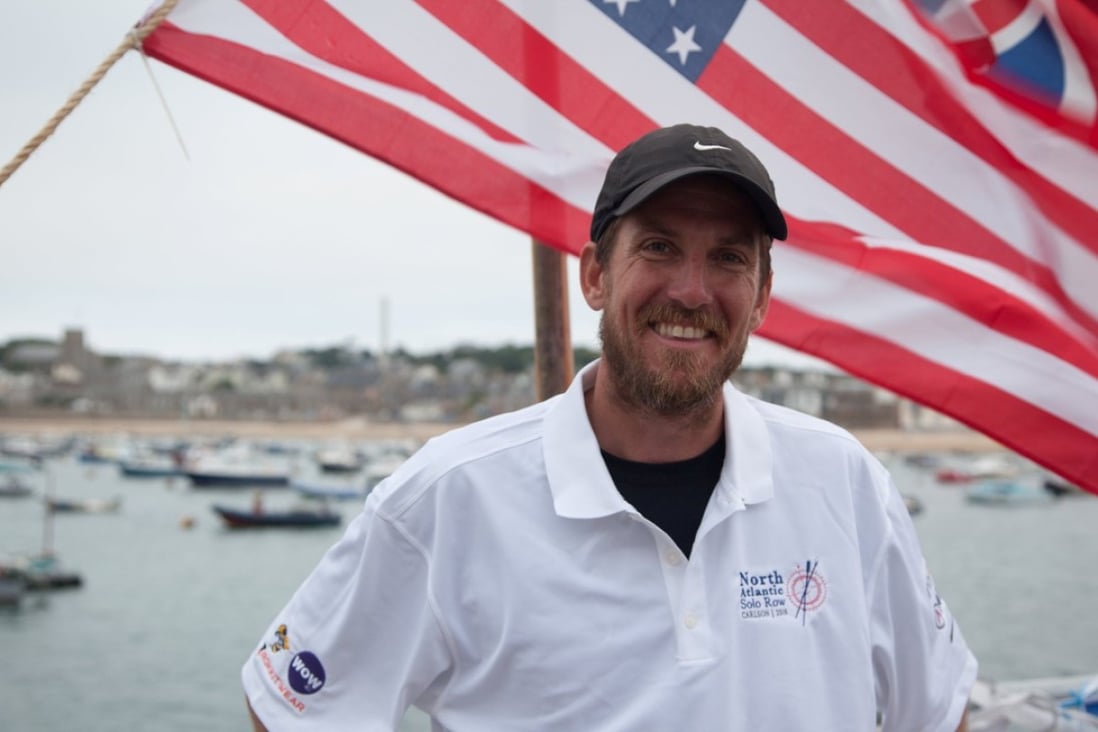 US teacher Bryce Carlson rows solo across Atlantic in record time ...