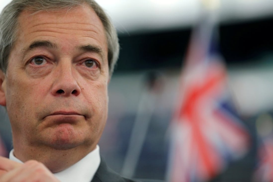 Look who’s back: Nigel Farage vows to end UK PM Theresa May’s Brexit ...