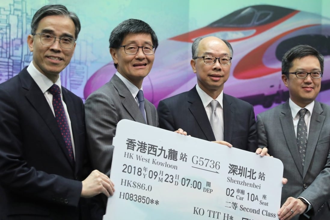 Hong Kong high-speed rail to mainland ‘will be profitable’ from ...
