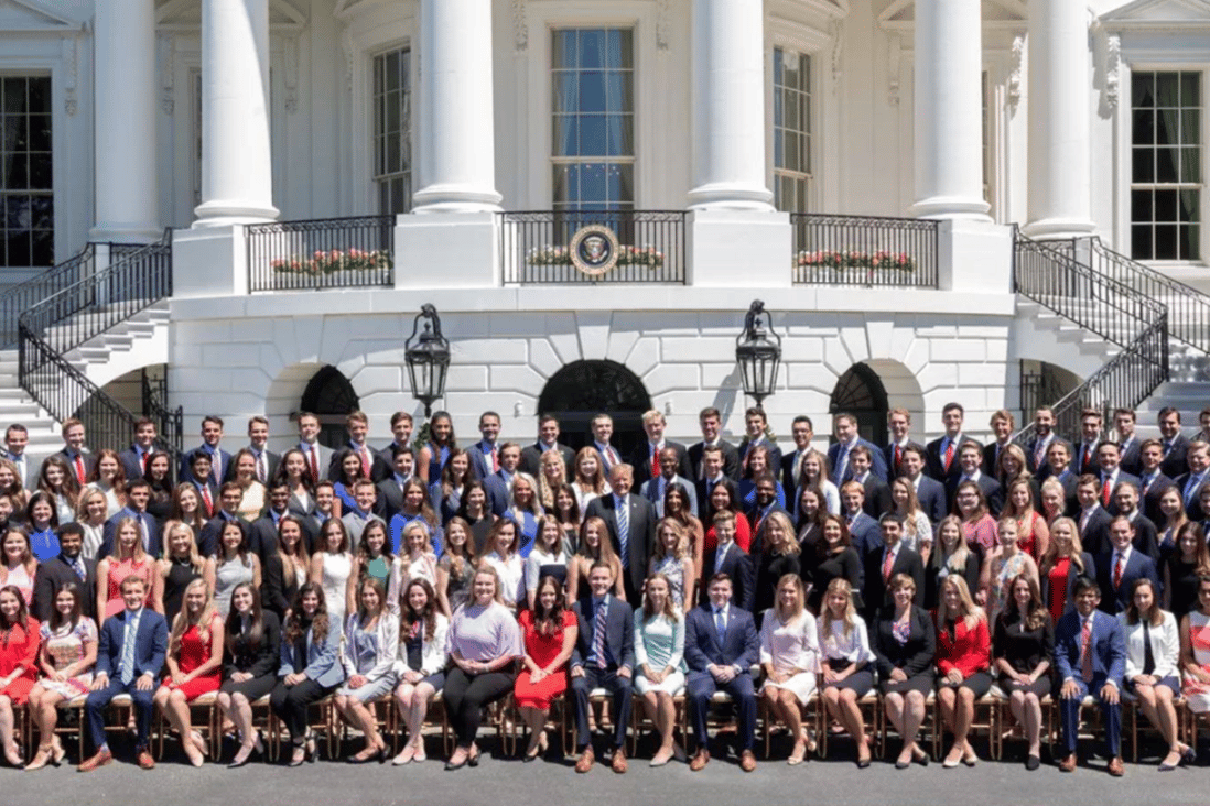 Trump’s White House intern programme is incredibly white, leaked photo ...