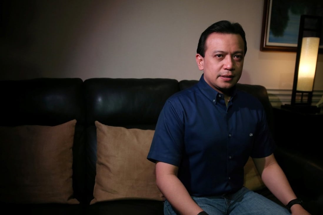 Senator Antonio Trillanes Philippine President Rodrigo Dutertes