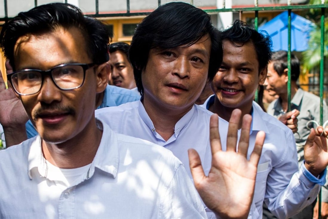 Myanmar journalists facing incitement charges freed on bail | South China Morning Post