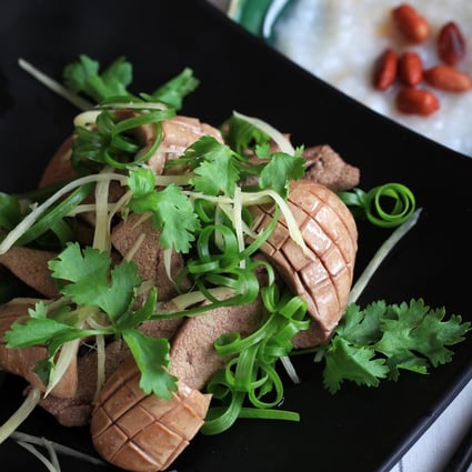 Quick recipe for blanched pig's kidney and liver | South China Morning Post