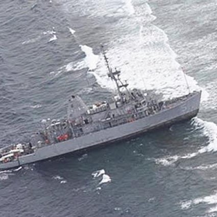 US Navy ship remains stuck on coral reef in Philippines | South China ...