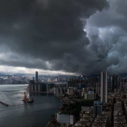 Readers' pictures: Dark storm clouds gather over Hong Kong | South ...