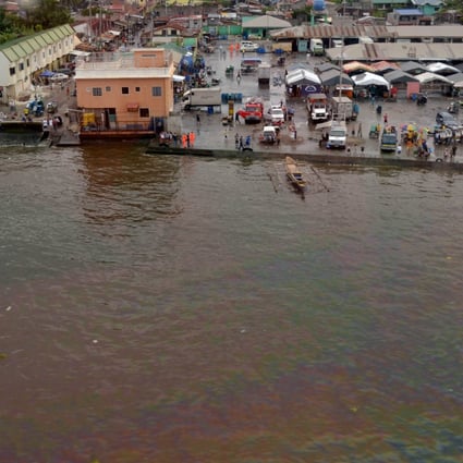 Philippine oil spill turns Manila Bay red | South China Morning Post