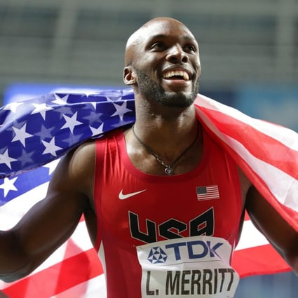 Lashawn Merritt answers critics with 400 metre men's win | South China ...