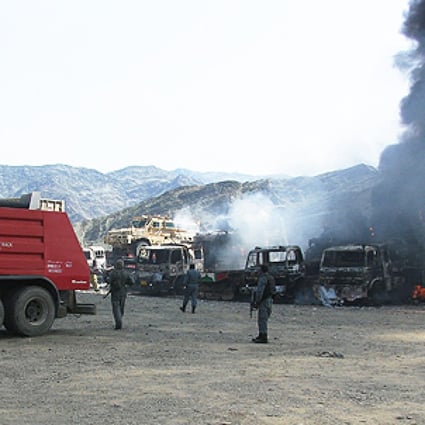 Afghan Taliban attacks US base near Pakistan border | South China ...