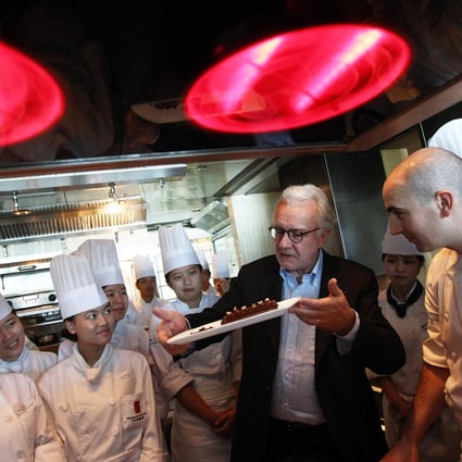 Michelin-starred chef Alain Ducasse passes on culinary knowledge to ...