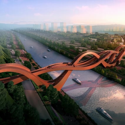 China's Dragon King Bridge connects two architectural concepts | South ...