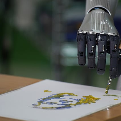 Humanoid robot’s NFT art sells for US$688,888 as frenzy in new market ...