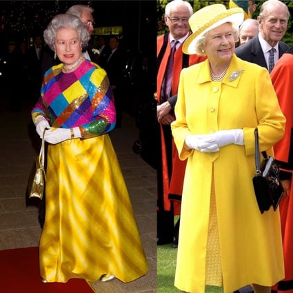 Queen Elizabeth in pink, green, yellow: her fashion evolution and 21st ...
