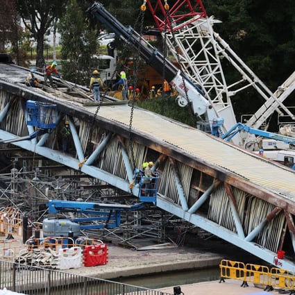 Hong Kong power company CLP rules out foul play in cable-bridge fire ...