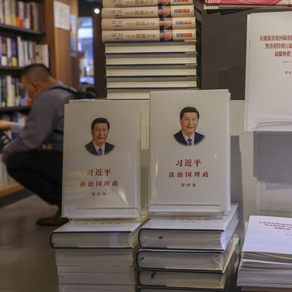 Booklets containing speech Chinese President Xi Jinping delivered in ...