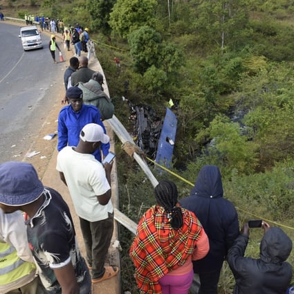 Bus in Kenya plunges off bridge into river, killing 34 | South China ...