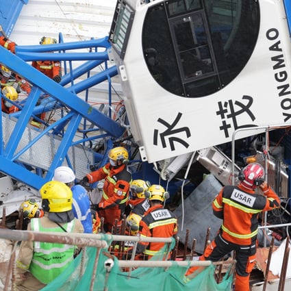 Collapsed tower crane that killed 3 workers in Hong Kong suspected to ...