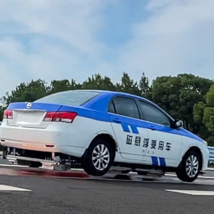 Chocks away for road test of China’s first maglev car | South China ...