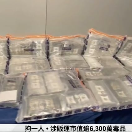 Hong Kong police arrest 1 man, seize cocaine worth HK$63 million at private residential complex ...